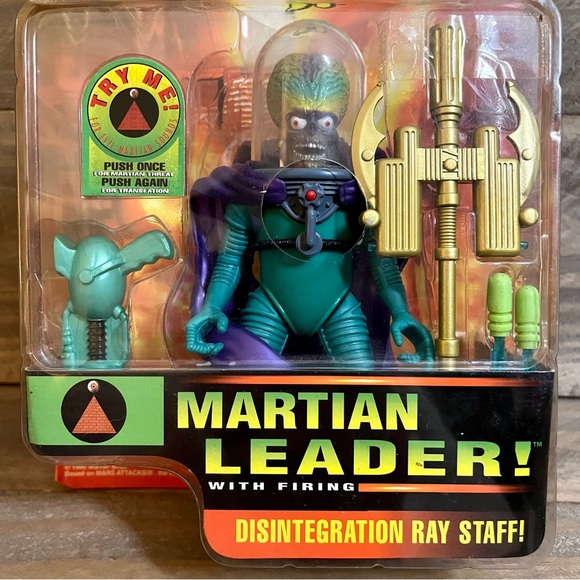 Warner Bros. | Other | Vtg 996 Warner Bros Mars Attacks Martian Leader ...